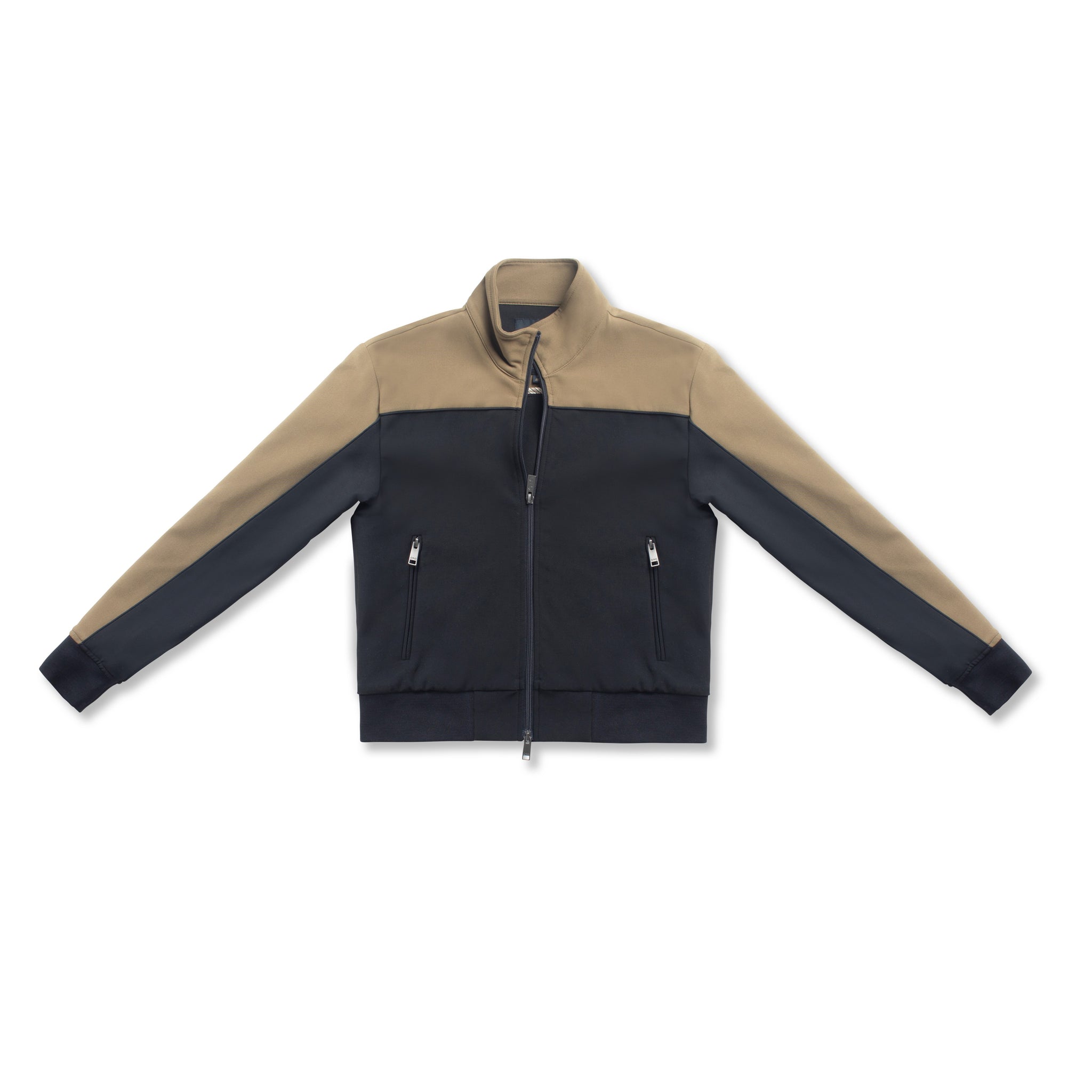 Women's Colorblocked Track Jacket in Black | Women's Jackets – OTD – ON ...