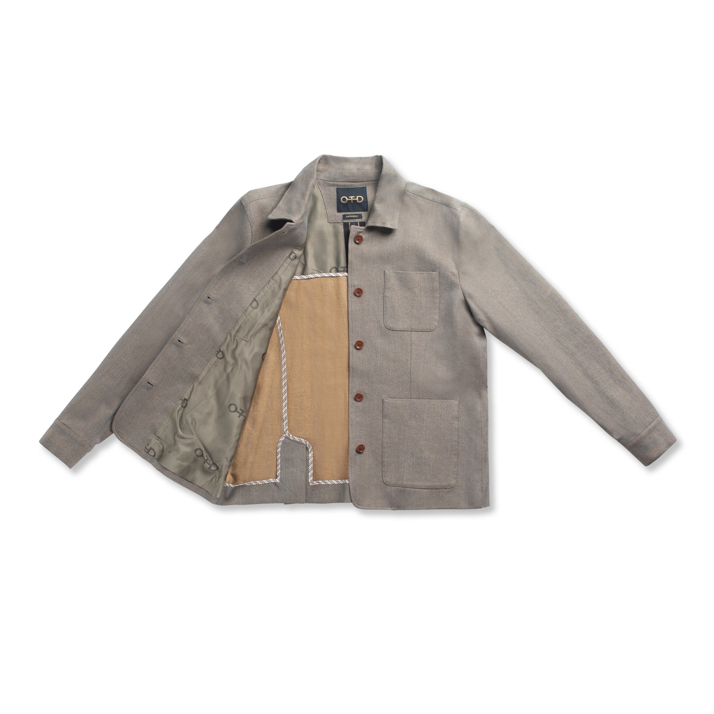 Women's Patch Pocket Task Jacket in Sandstone | Women's Jackets – OTD ...