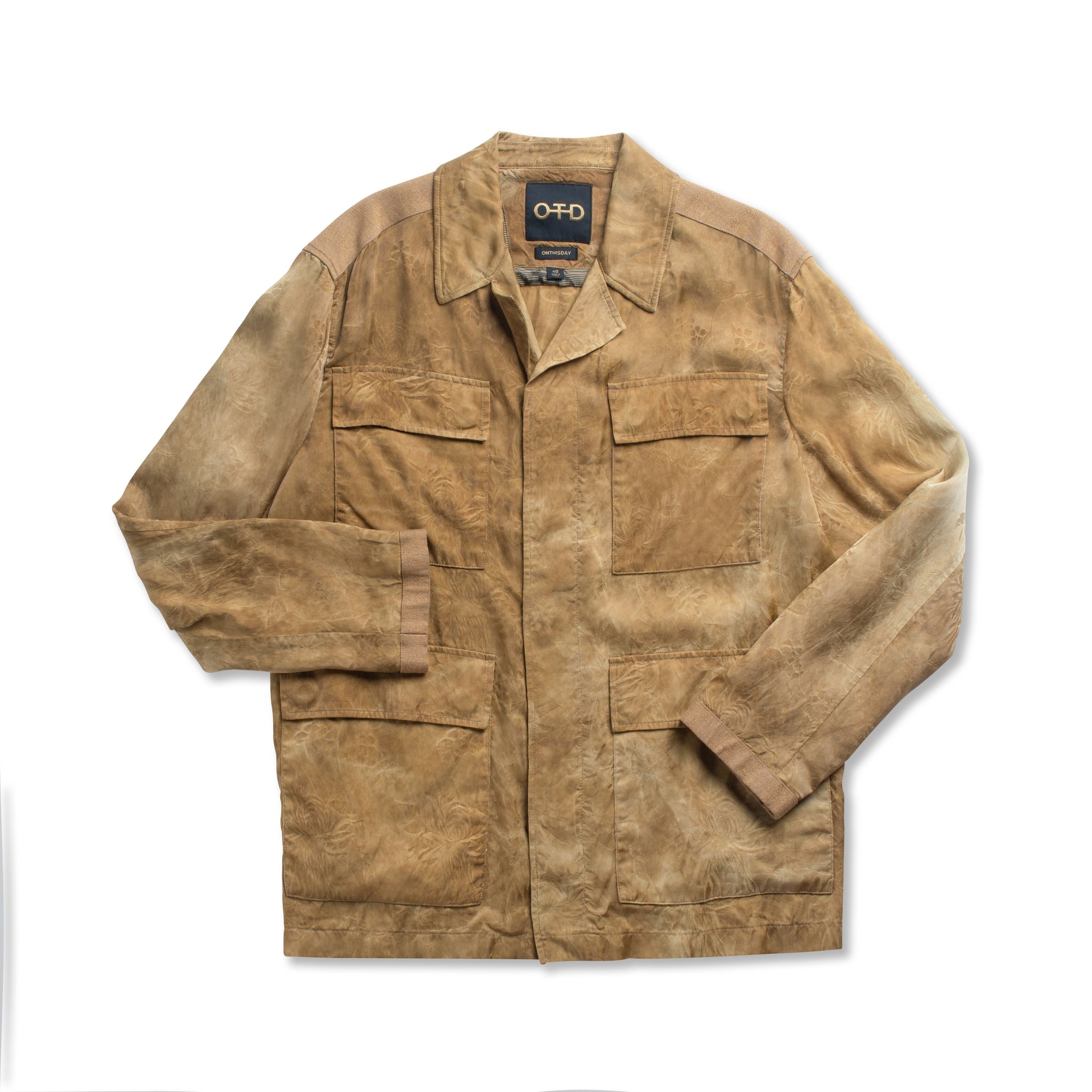 Women's Vintage-inspired Floral Jacquard Field Jacket in Whiskey ...