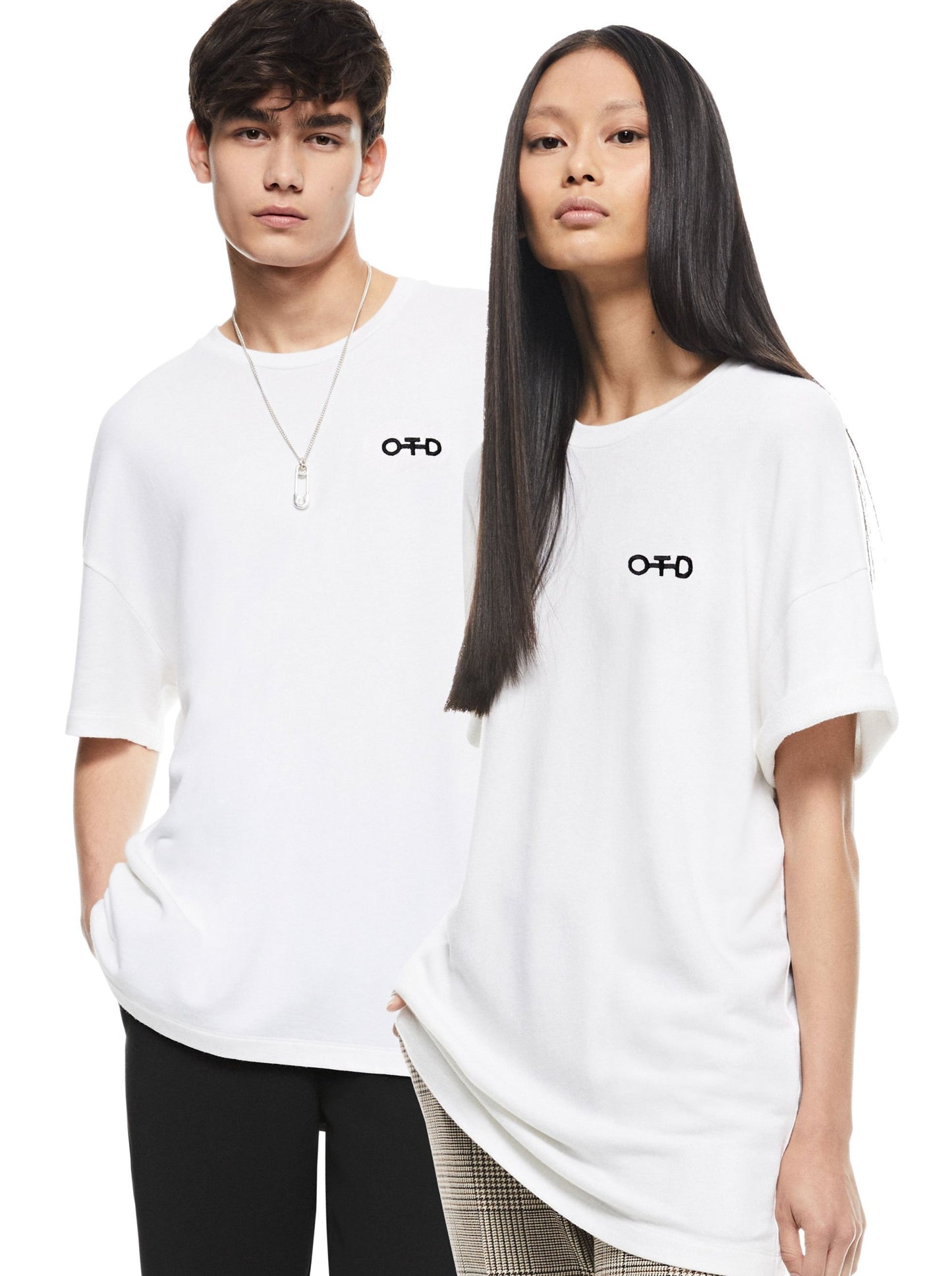 Gender Neutral Graphic Otd Oversized Tee Snow in White | Gender Neutral ...