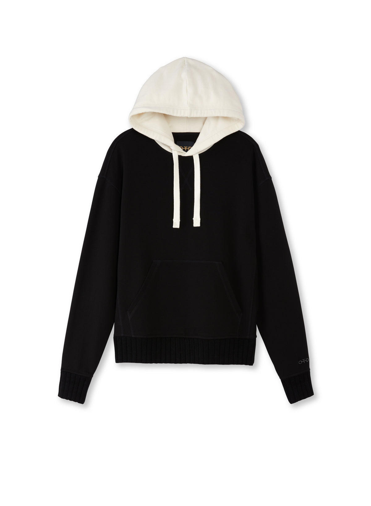 Gender Neutral Black Colorblocked Hoodie | Gender Neutral Hoodies ...